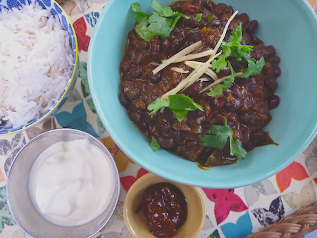 Indian Style Black Bean Dahl Recipe – The Back Yard Lemon Tree