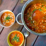 Vegan Fasolatha Soup – Greek Recipe with White Beans – The Back Yard ...