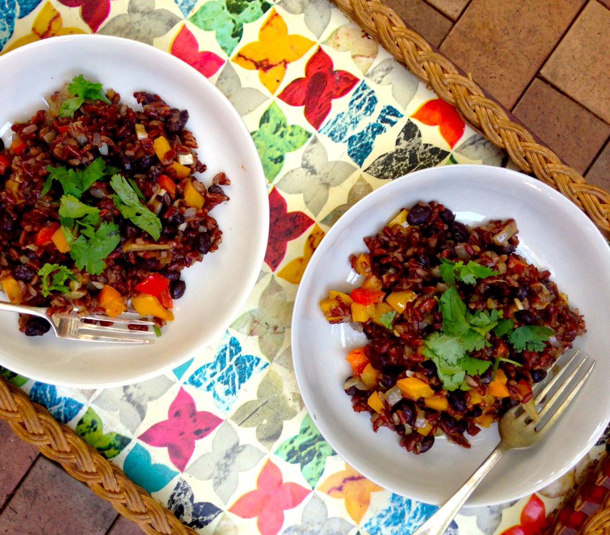 Vegetarian Gallo Pinto: Traditional Costa Rican Red Rice and Beans ...