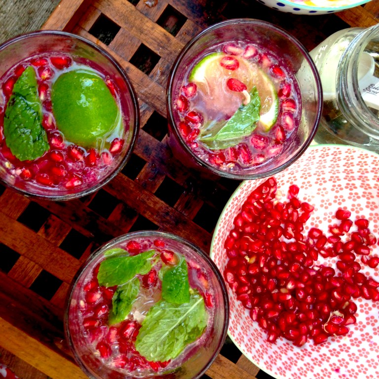 Refreshing Pomegranate Mojito Mocktail Recipe – The Back Yard Lemon Tree
