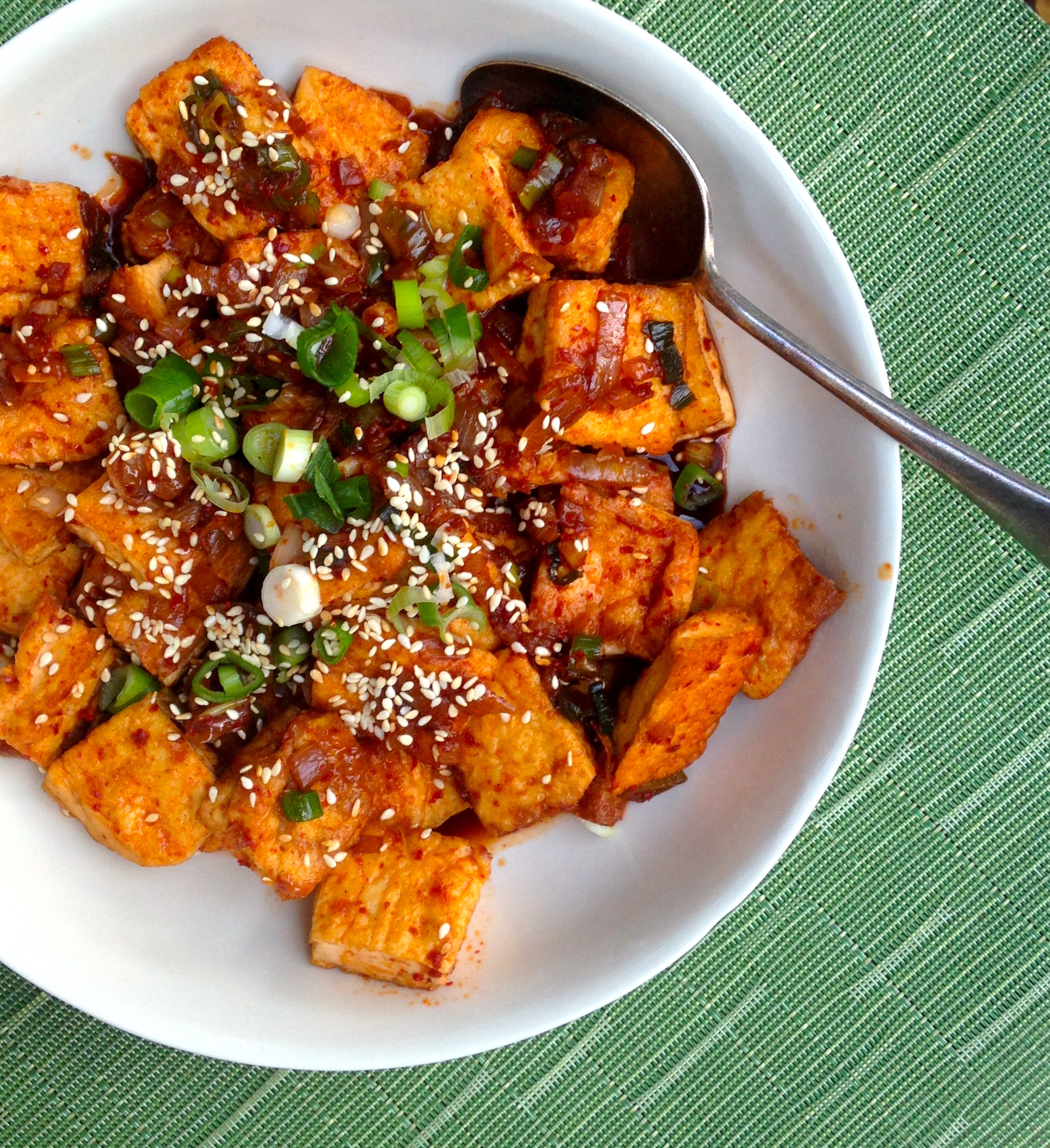 Spicy Korean Tofu: A Simple Recipe with Gochugaru – The Back Yard Lemon ...