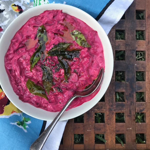 Meera Sodha’s Fresh India Beetroot Raita Recipe – The Back Yard Lemon Tree