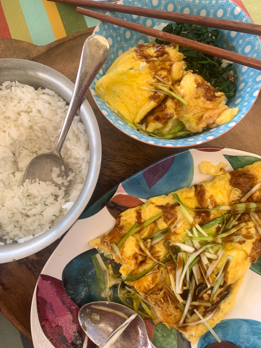 Chinese Stir Fried Omelette with Sweet and Sour Drizzle Sauce – The ...